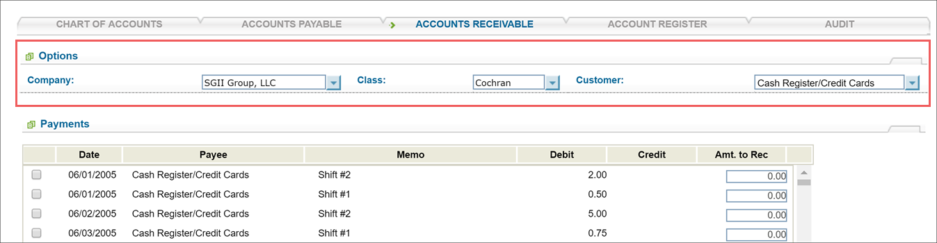Credit Card Reconciliation