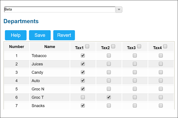 Configuring Tax Settings for Conexxus API