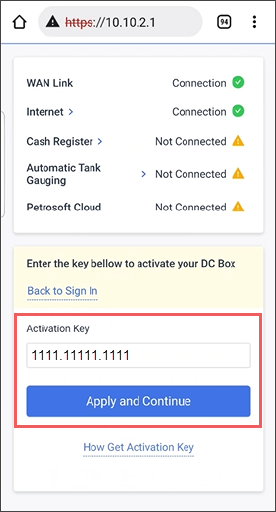 DC-701 Activation Guide