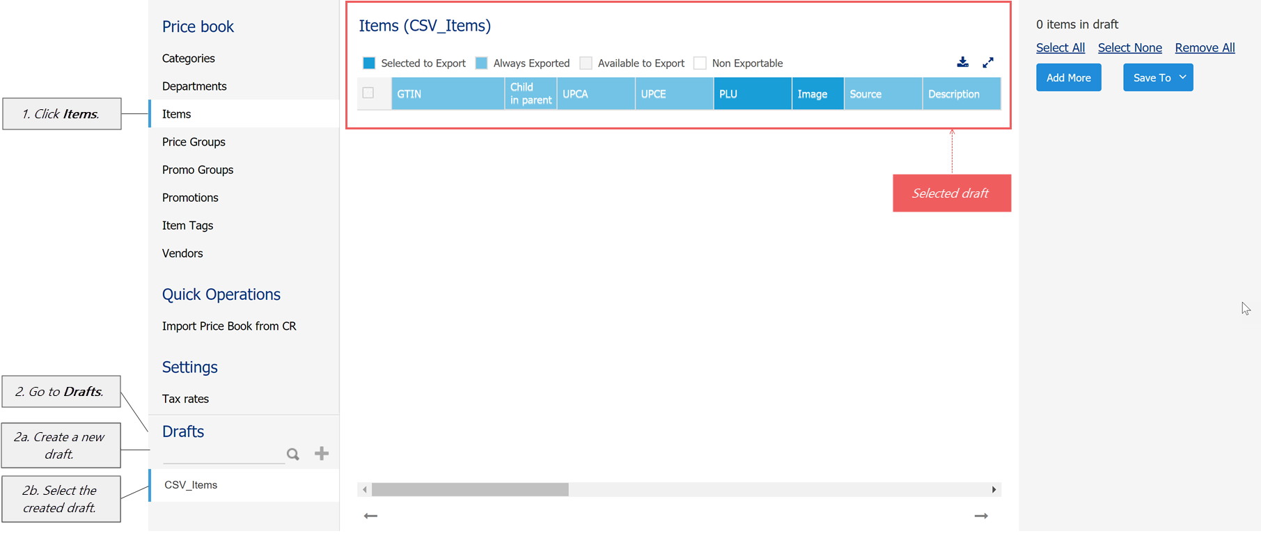 Main Workflows Overview