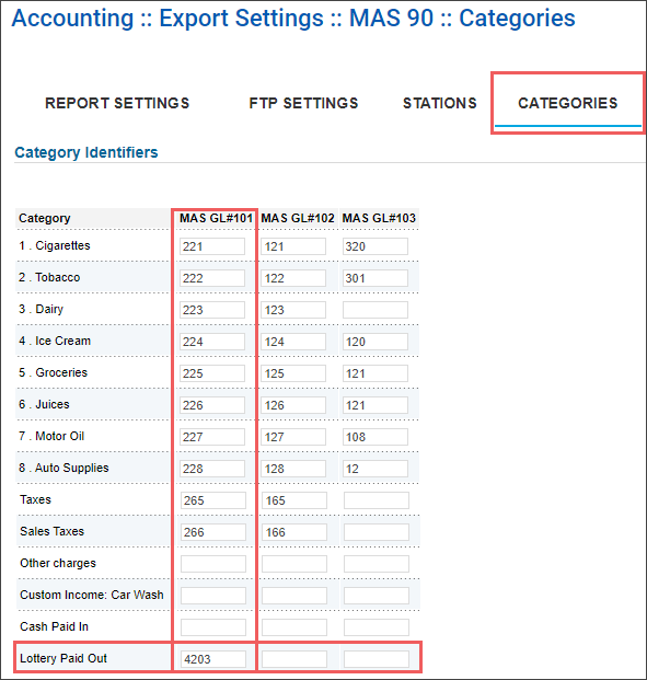 Configuring the Report Export Settings