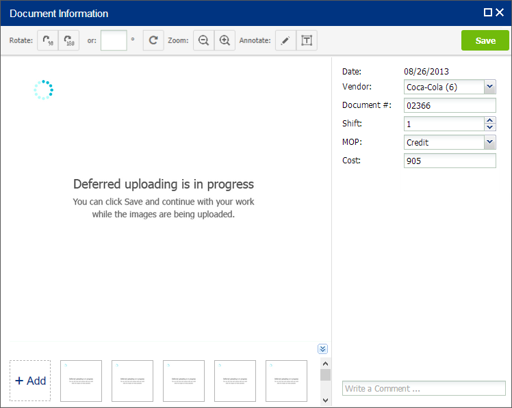 Optimizing Scanning and Upload Processes