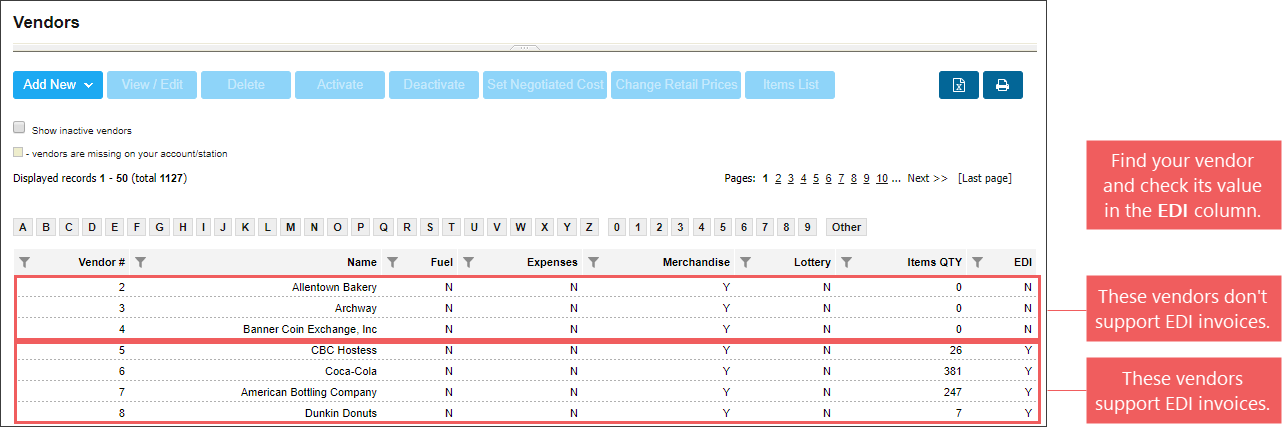 Locating Missing EDI Invoices