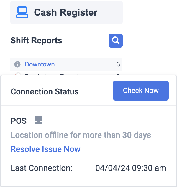 Cash Register widget