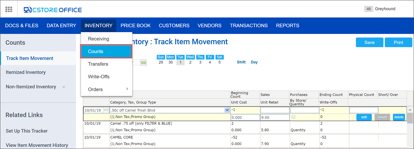 Inventory Release Notes