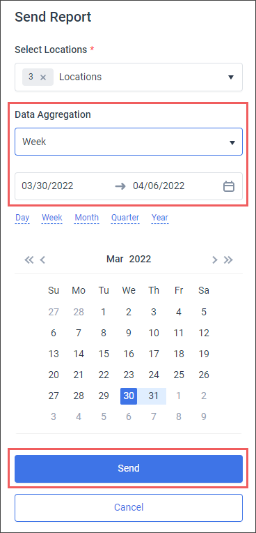 Sending GSAP Reports