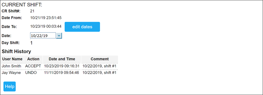 Understanding Shift Reports