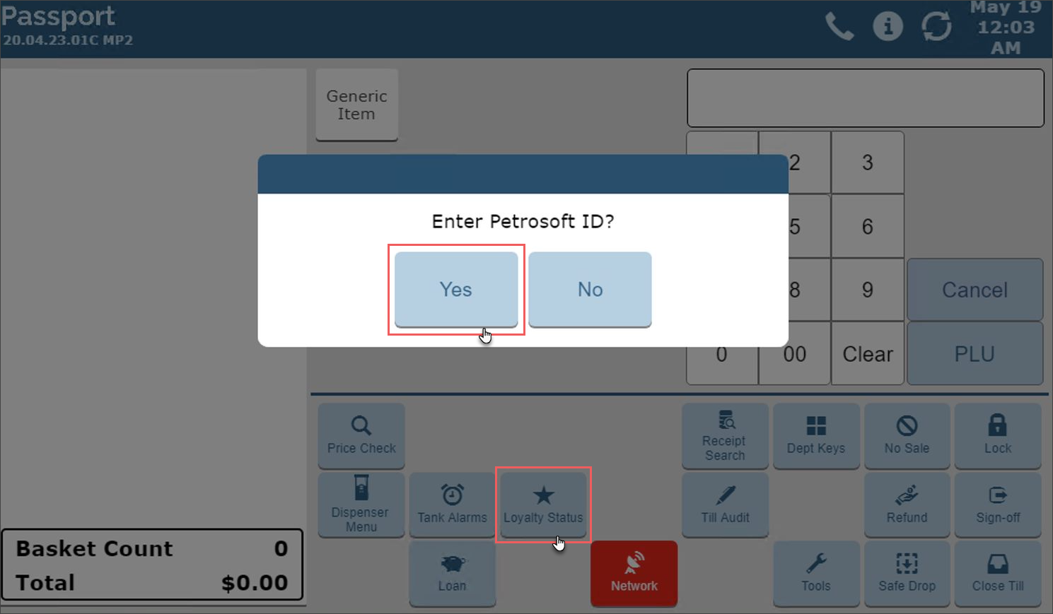 Loyalty Status Query